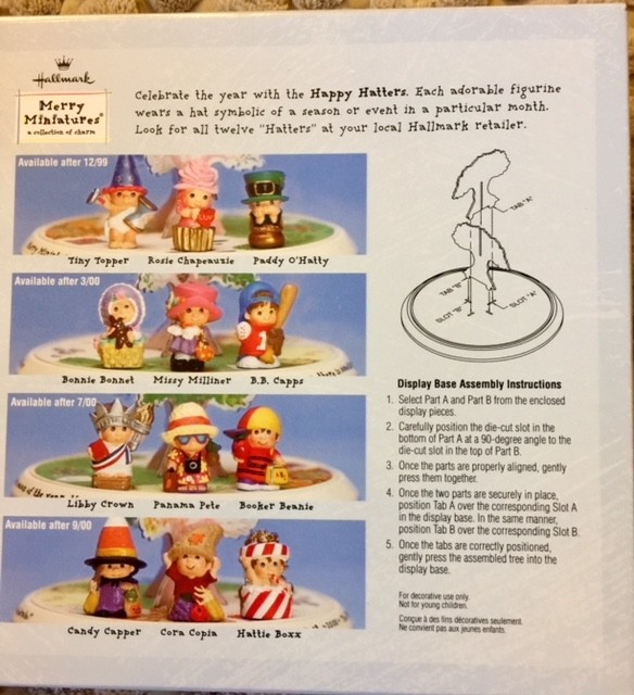 2000 HAPPY HATTERS COLLECTION - DISPLAY BASE- NEW IN BOX | eBay