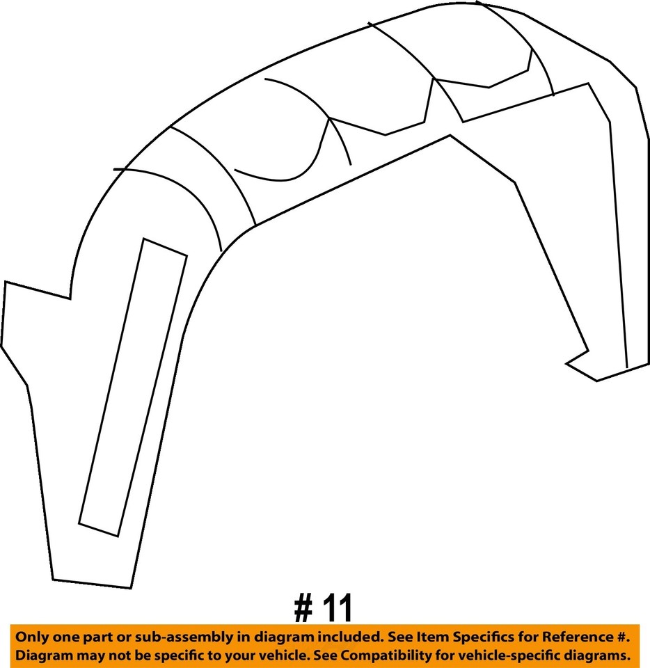 Chevrolet GM OEM 14-16 Silverado 1500 Pick Up Box Bed-Wheel Well Right ...