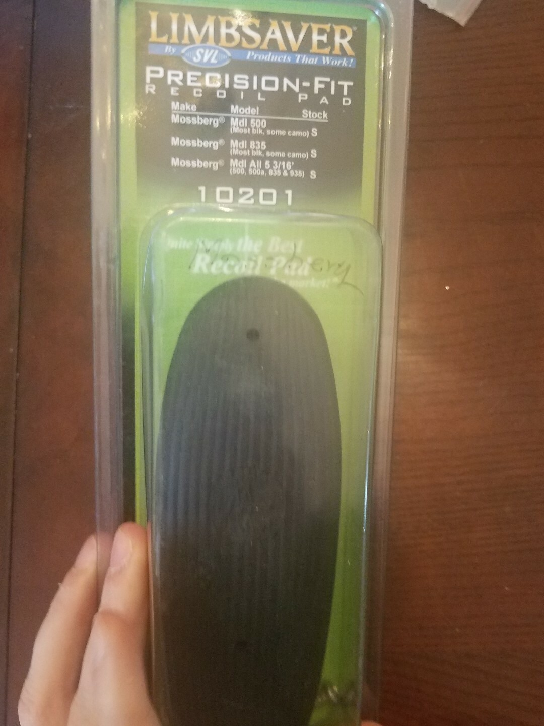 Limbsaver Recoil Butt Pad Fits Mossberg 500/835/930 Shotgun Stock 10201 ...