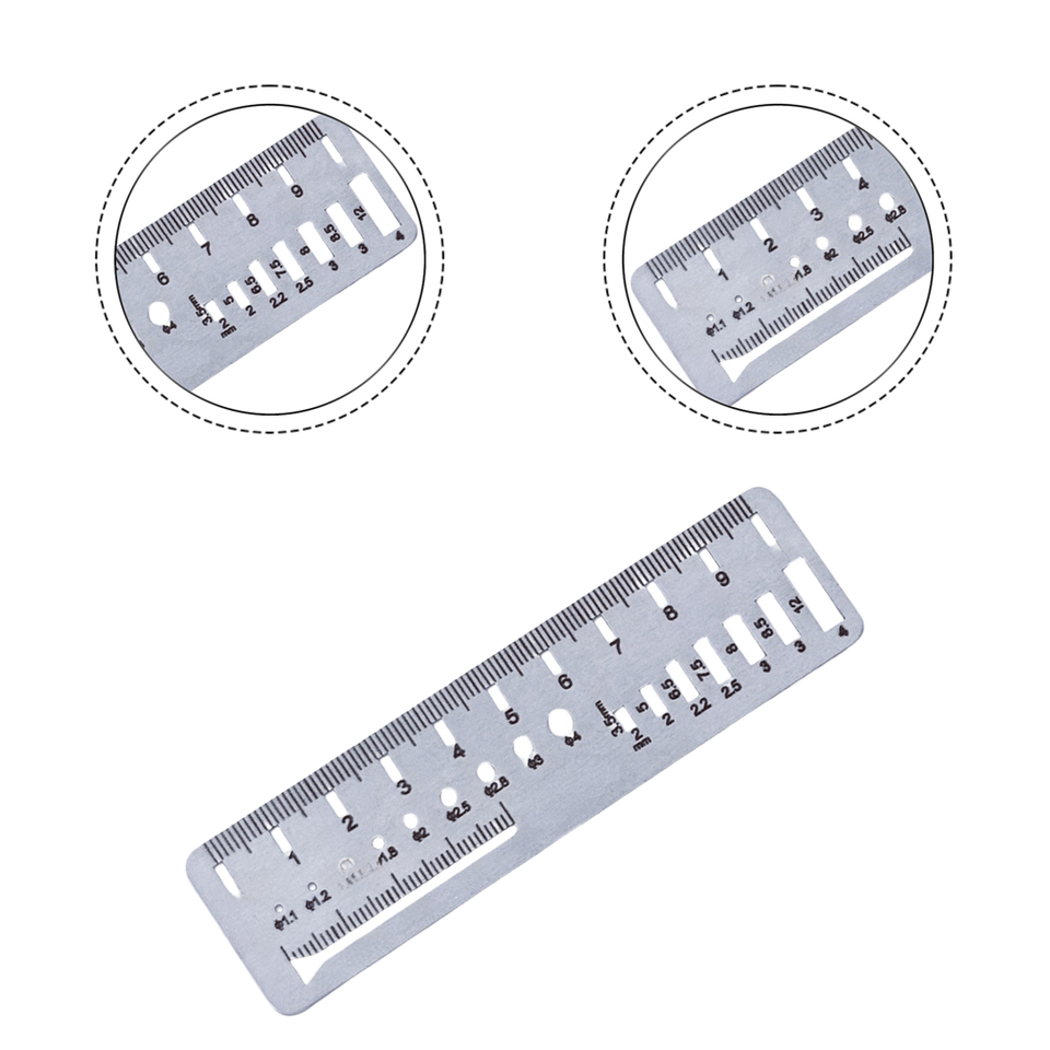 Kirschner Wire and Orthopedic Screw Measuring Ruler 10cm Stainless ...