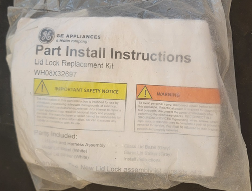 GE WH08X32697 Lid Lock Service Kit | eBay