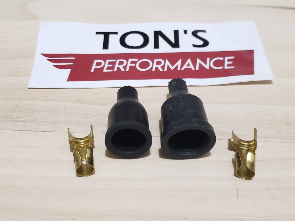 7mm Ignition Spark Plug Coil Wire Socket style Boot Terminal Set ...