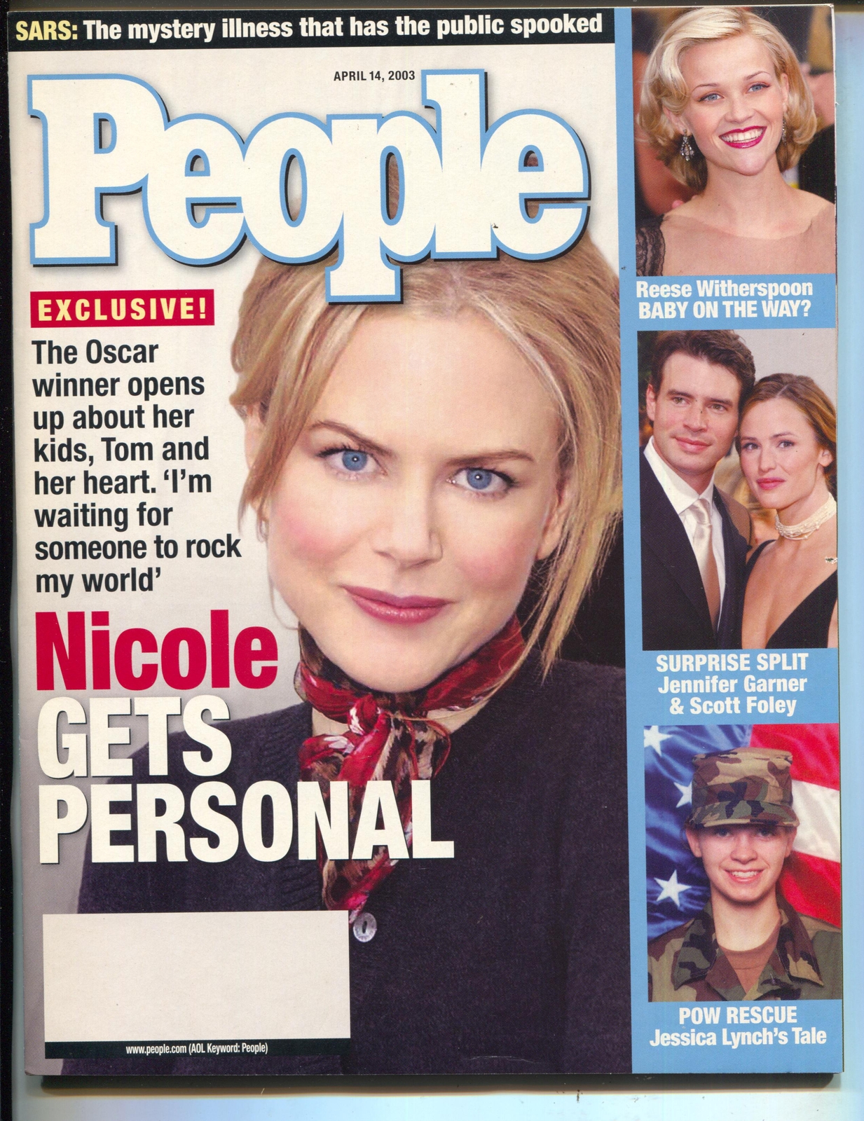 MAG: People-Nicole Kidman-Nicole Kidman-Jennifer Garner-4/14/2003 | eBay