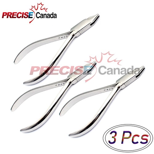 3 pcs Dental Aderer Pliers Three Prong Orthodontic Wire Bending ...