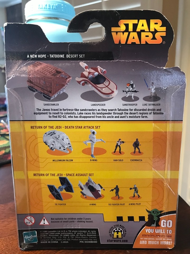 Star Wars Micro Vehicles Tatooine Desert Set Sandcrawler And ...