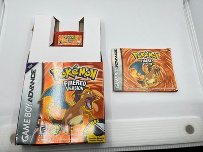 Pokemon FireRed Version CIB Game Boy Advance Authentic Tested ...