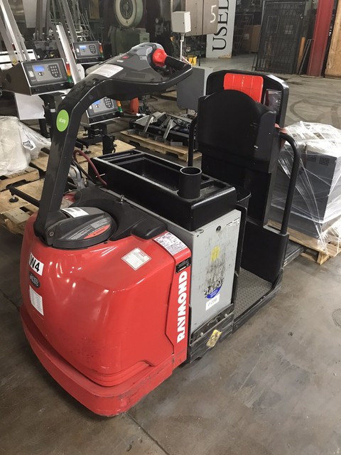2015 Raymond 8510 Center Rider Pallet Truck 6000 lb Cap. 24V for sale ...