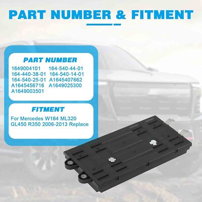 Front SAM Control Module Unit 1649004101 For Mercedes X164 GL450 ML350 ...