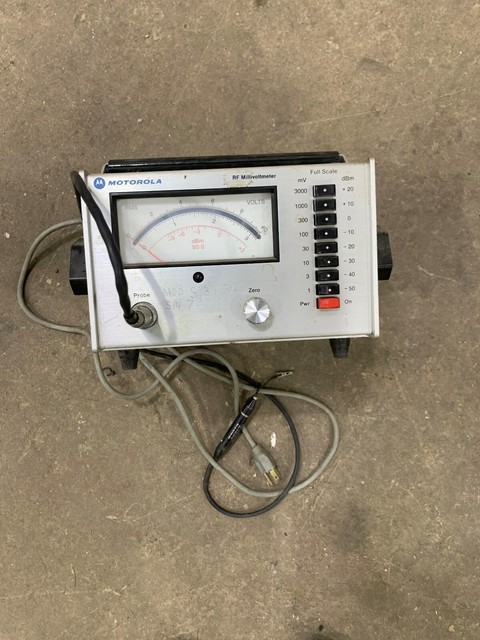 Motorola S1339A RF Millivoltmeter With Probe for sale online | eBay