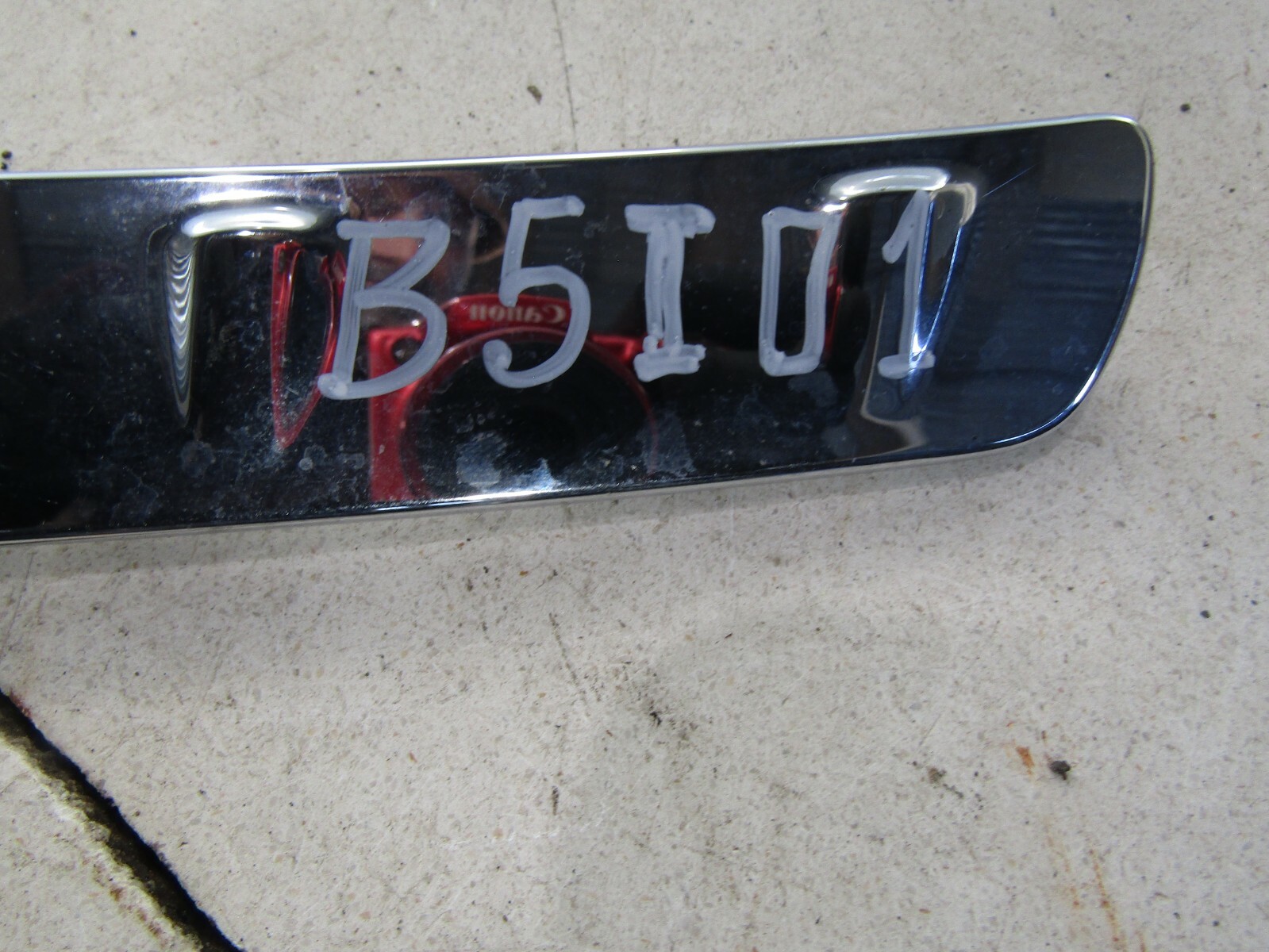 MERCEDES GLA X156 REAR BUMPER CENTRE CHROME PLATE GENUINE A1568850011 ...