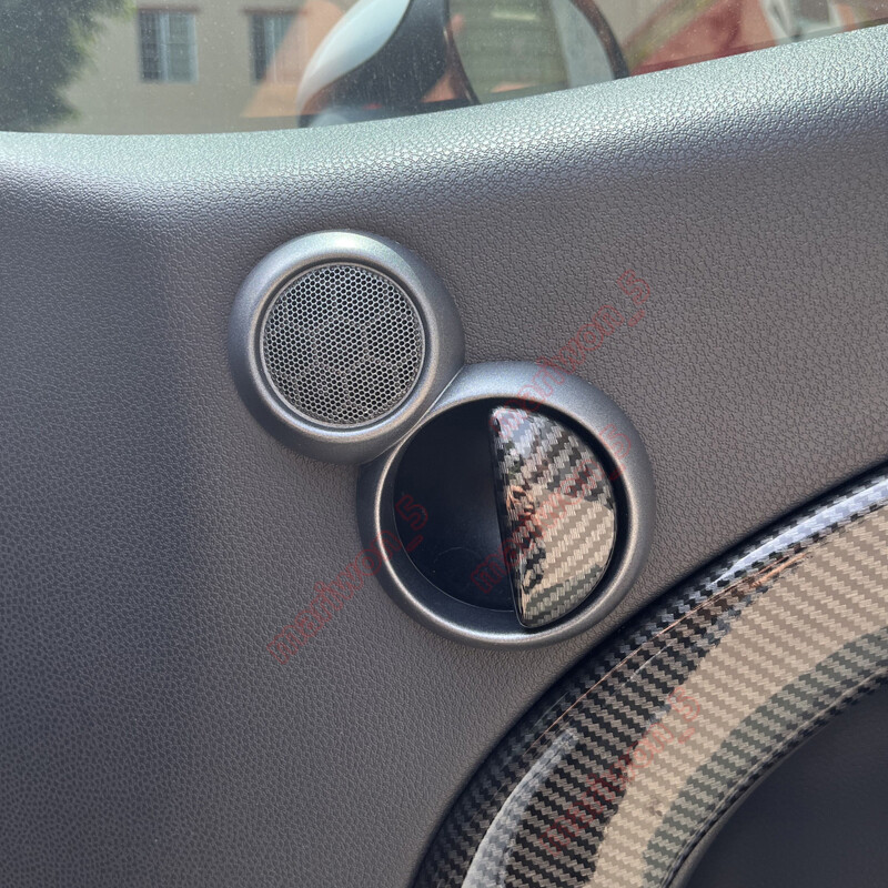 Carbon Style Interior Door Pull Handle Cover Trim for Mini R50 R52 R53 ...
