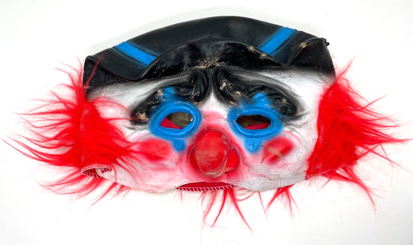 Vintage Ben Cooper Halloween Half Face Mask Hobo Clown Rubber Latex ...