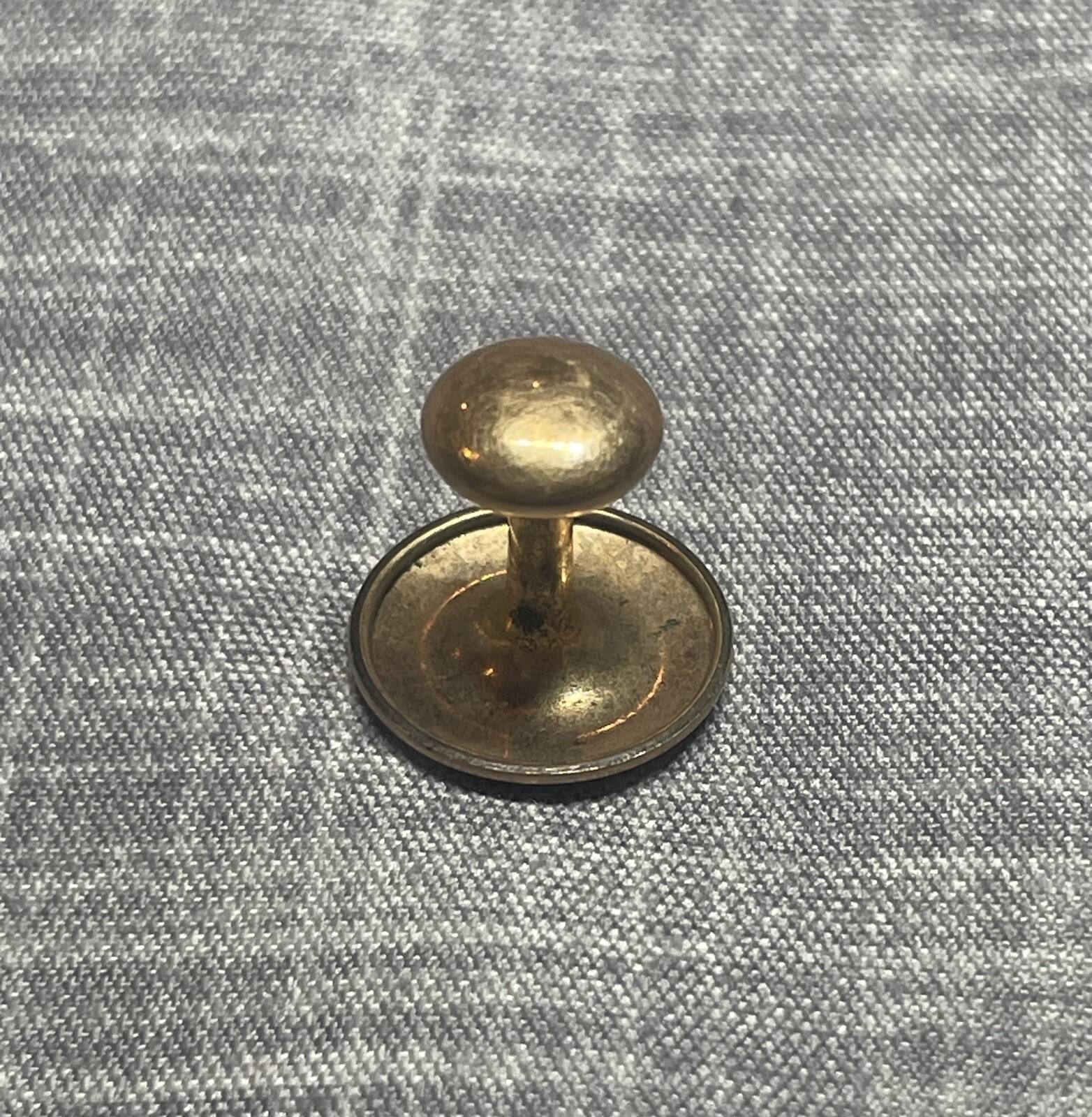 Antique ca 1920s Park Roger Gold Plated Collar Stud C… - Gem