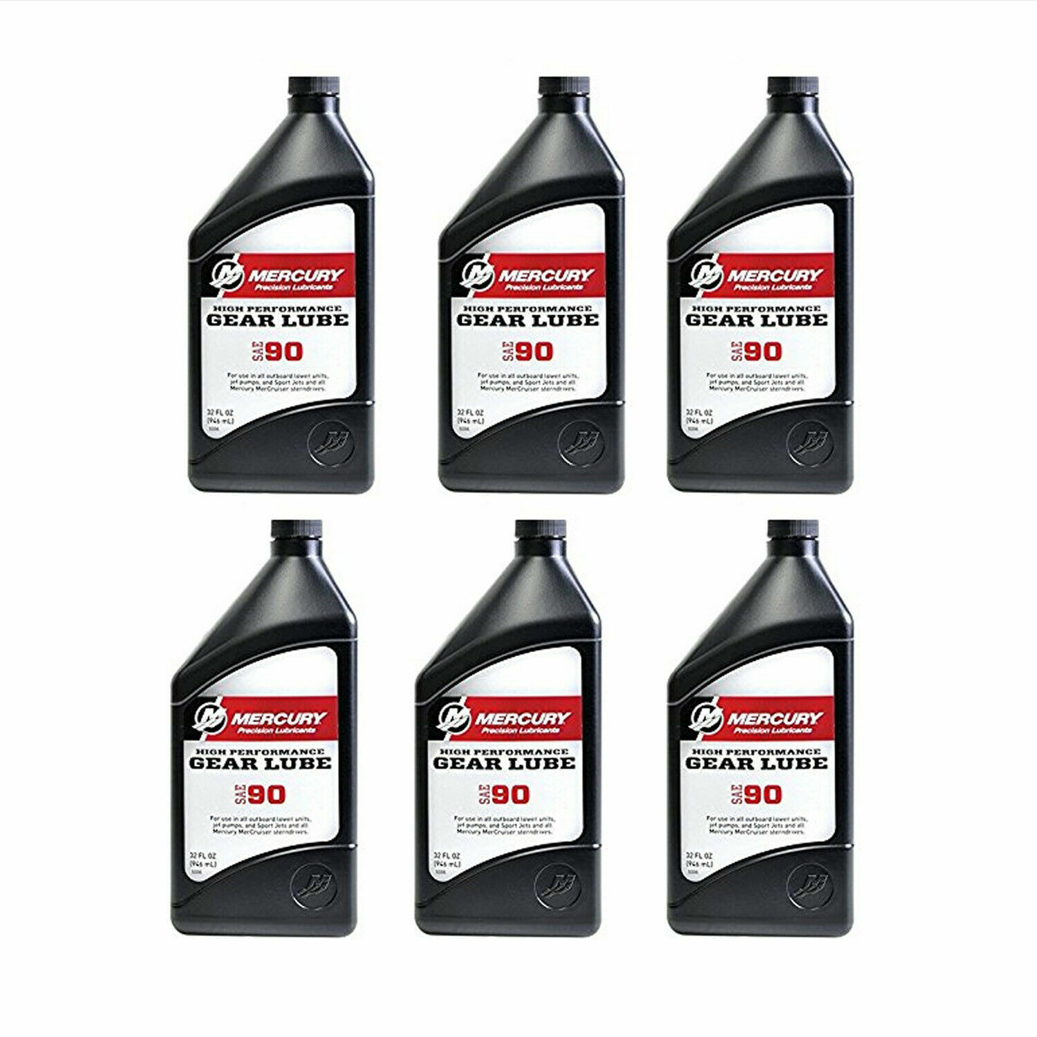 Mercury Quicksilver High Performance Gear Oil SAE90 92-8M0222063 ...