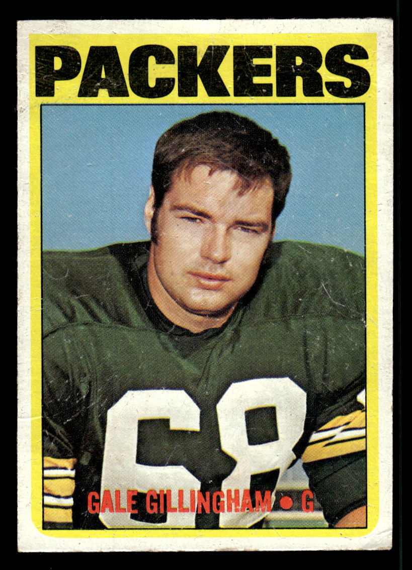 1972 Topps - Gale Gillingham - #231 Green Bay Packers GD/GD+ | eBay