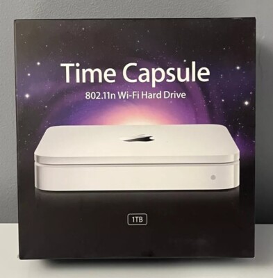 Apple Time Capsule 802.11n Wifi Hard Drive 1TB MC343LL/A Model A1355 ...