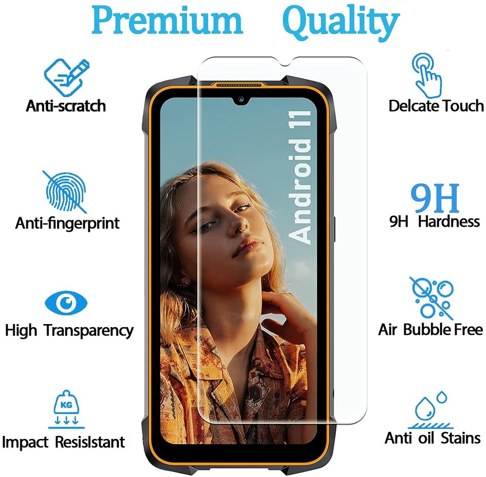 CUBOT Max3,X70,C30,X30,Note 20 Pro,Kingkong 9 Tempered Glass Screen ...