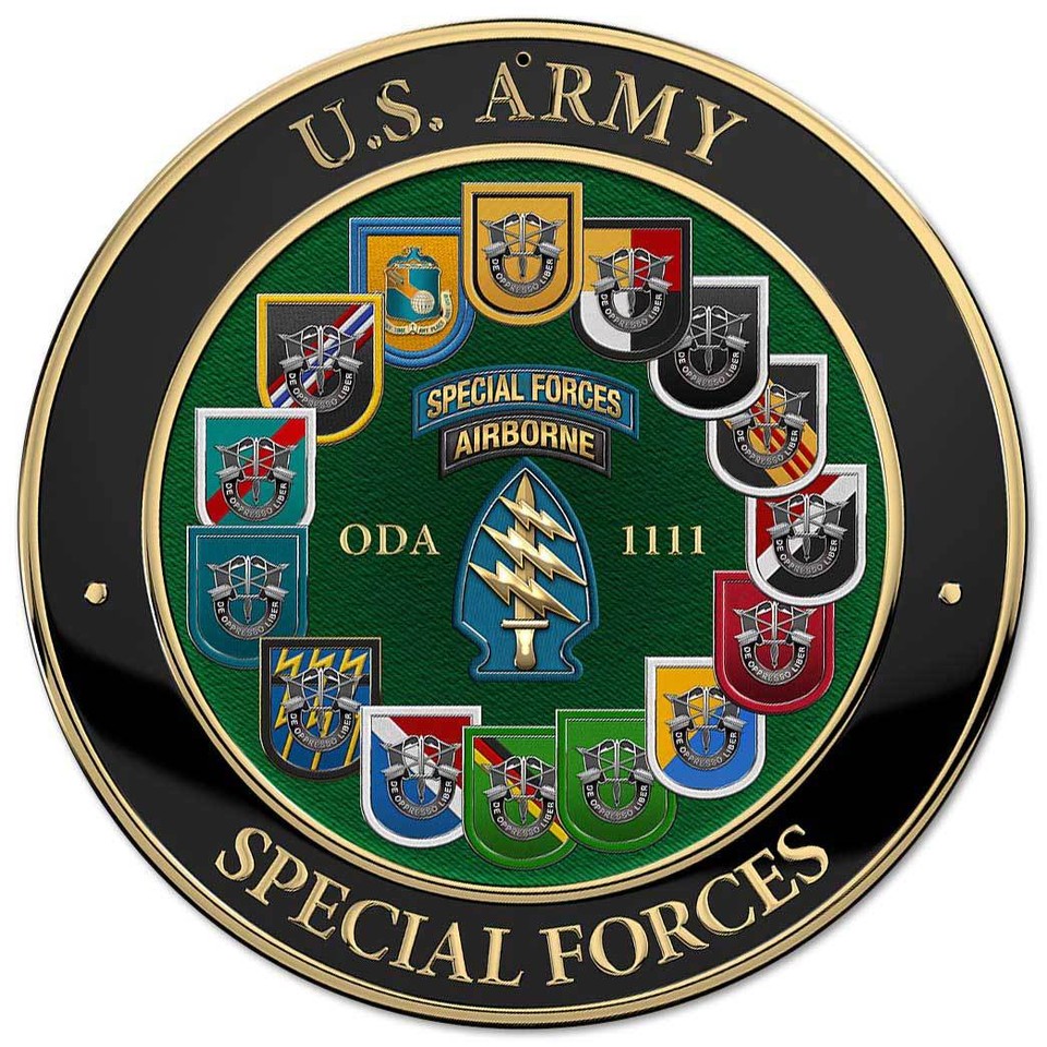 U.S. Special Forces SF Group all metal Sign with Personalized ODA ...