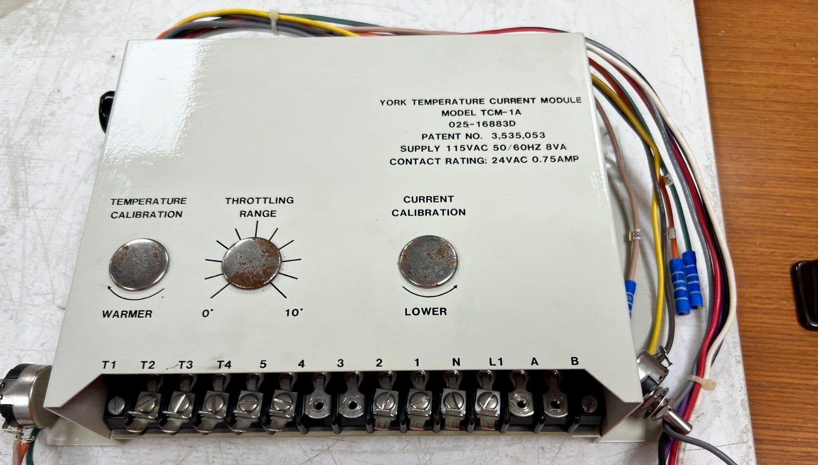 👀 YORK TEMPERATURE CURRENT MODULE 115 VAC 8 VA TCM-1A / 025-16883D | eBay