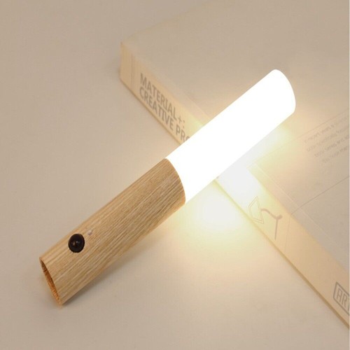 USB Rechargeable LED Induction Night Light Motion Sensor Closet Indoor ...