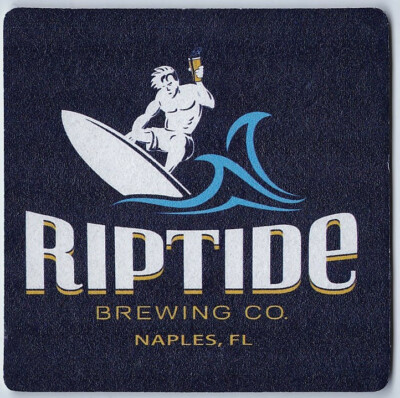 Riptide Brewing Co Beer Coaster Naples FL | eBay