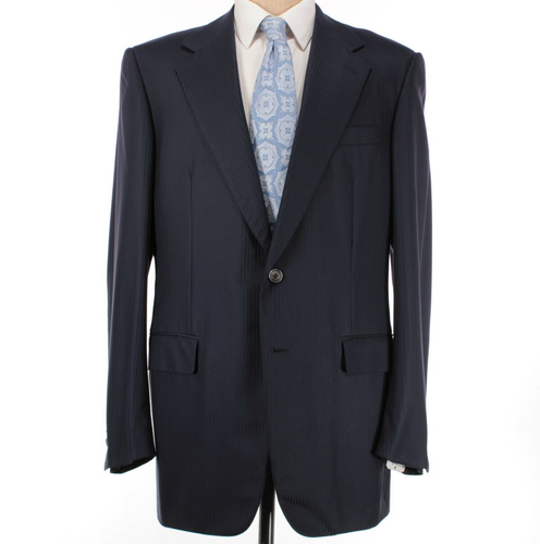 Stefano Ricci NWT 100% Wool Super 180s Suit Size 54L US 44L in Navy w ...