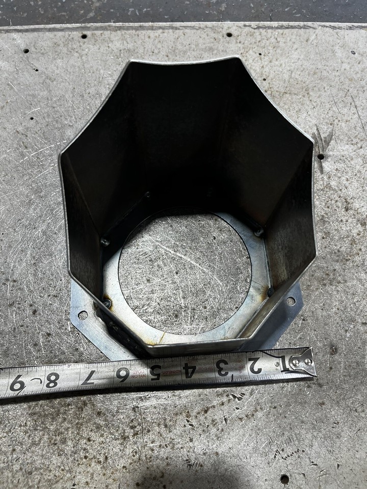 6 INCH OCTAGON EXHAUST HOOD STACK DIESEL STACK DURAMAX POWERSTROKE ...