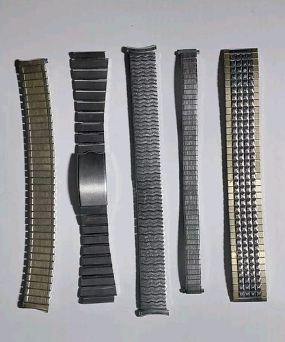 Steel Watch Strap Bands - Assorted - Lot Of 6 - See Pics For ...