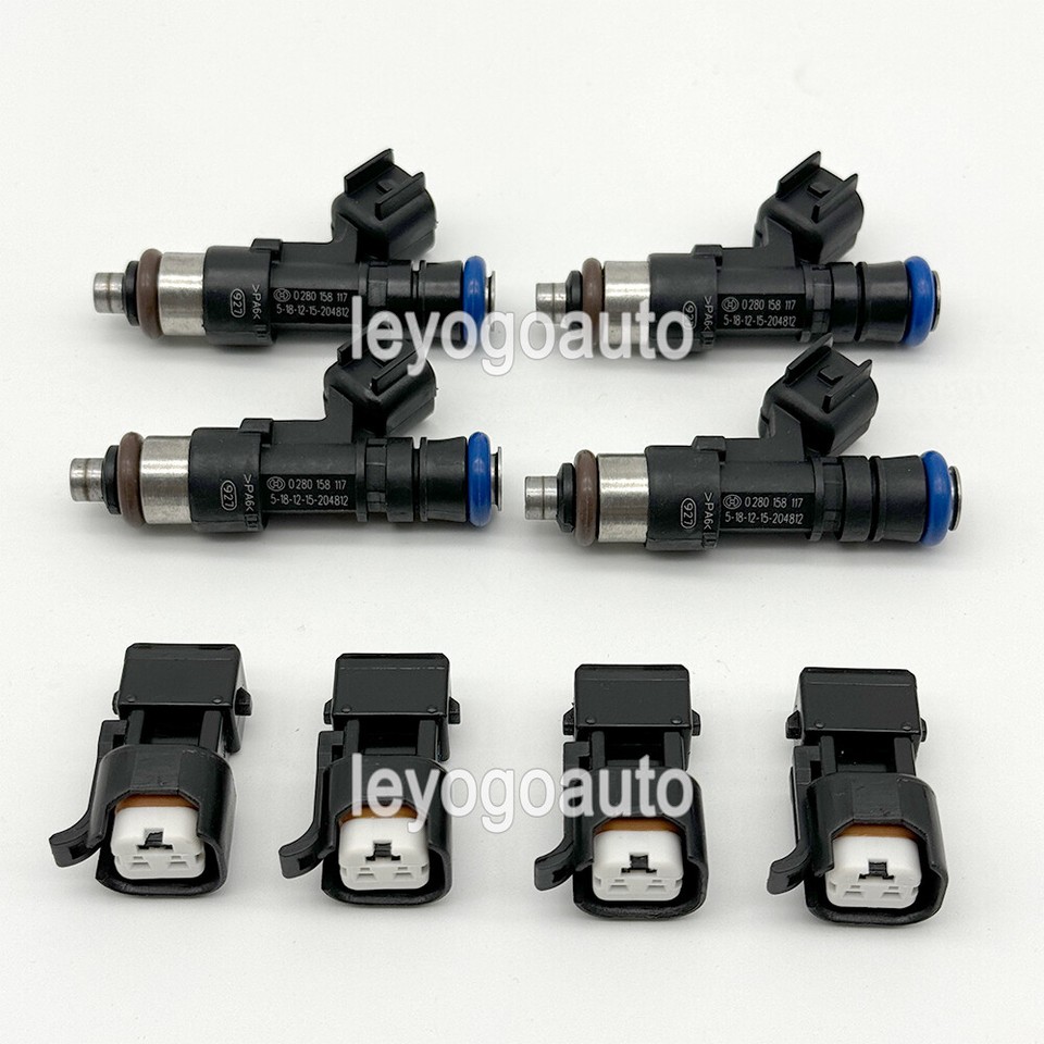 4X 52lb 550cc Fuel Injectors Bosch Fits For EV14 Audi A4 Golf Jetta ...