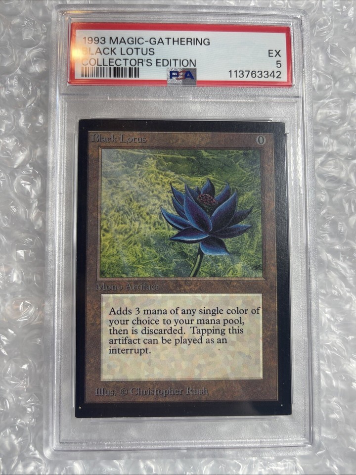 1993 MAGIC THE GATHERING COLLECTOR'S EDITION BLACK LOTUS PSA 5 | eBay