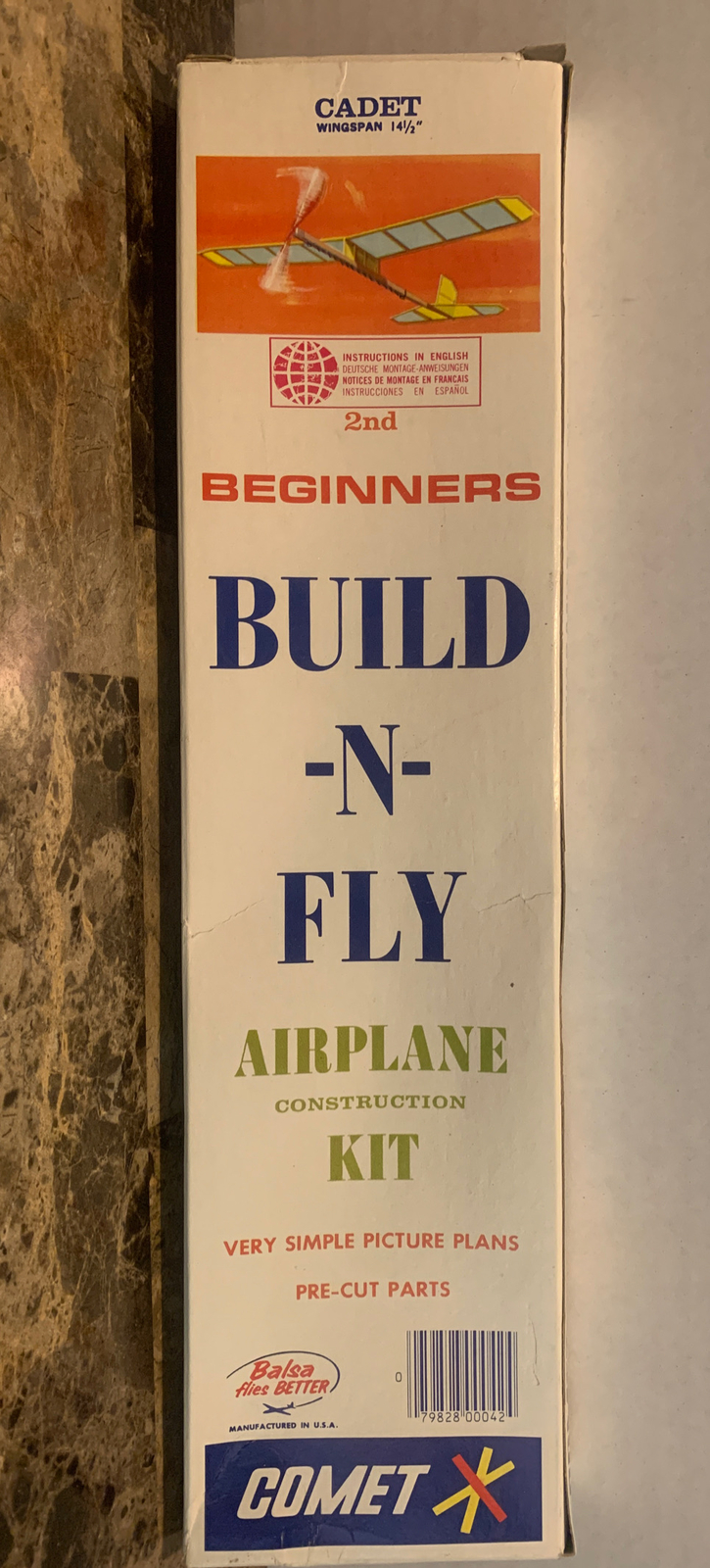 COMET BUILD-N-FLY Cadet FLYING WOOD MODEL AIRPLANE KIT | eBay