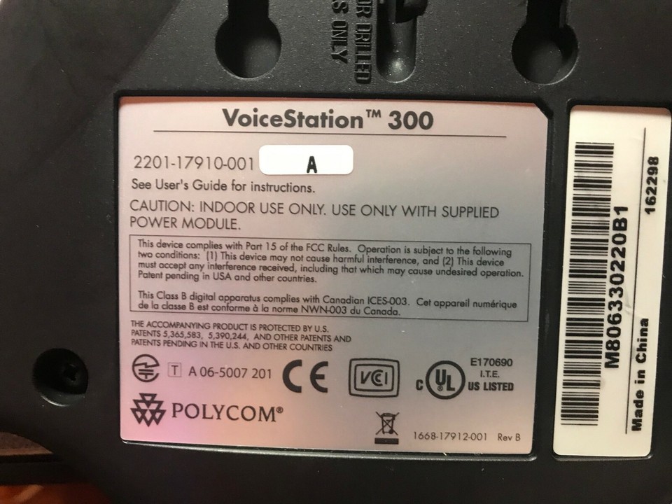 POLYCOM VOICESTATION 300 CONFERENCE PHONE BASE ONLY | eBay