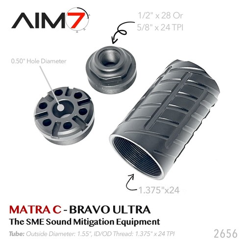 AIM7 MATRA C-BRAVO ULTRA SME Linear Compensator 5/8x24 or 1/2X28 TPI ...