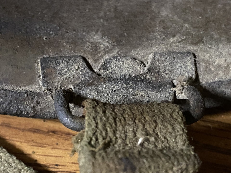 ORIGINAL WWII US ARMY M1 Steel Helmet Shell Front Seam McCord Fixed ...