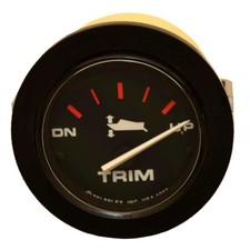 Teleflex Boat Trim Gauge 32742 | 2 Inch Mercury Black
