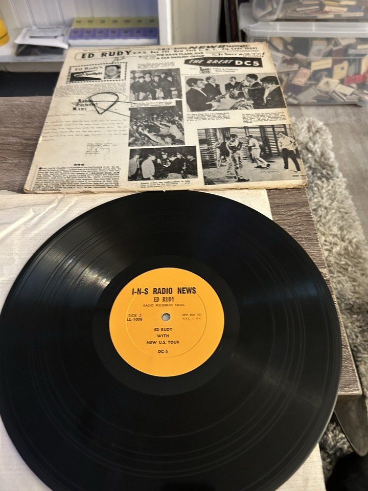 Rare Documentary LP: Ed Rudy - It's Here Luv - Dave Clark 5 - Vol. 5 EX ...