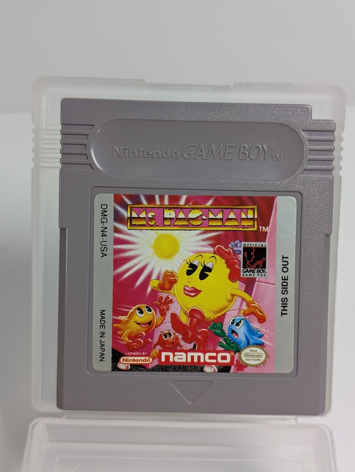 Ms Pac-Man Nintendo Gameboy Authentic Tested Working - with Clear Case ...