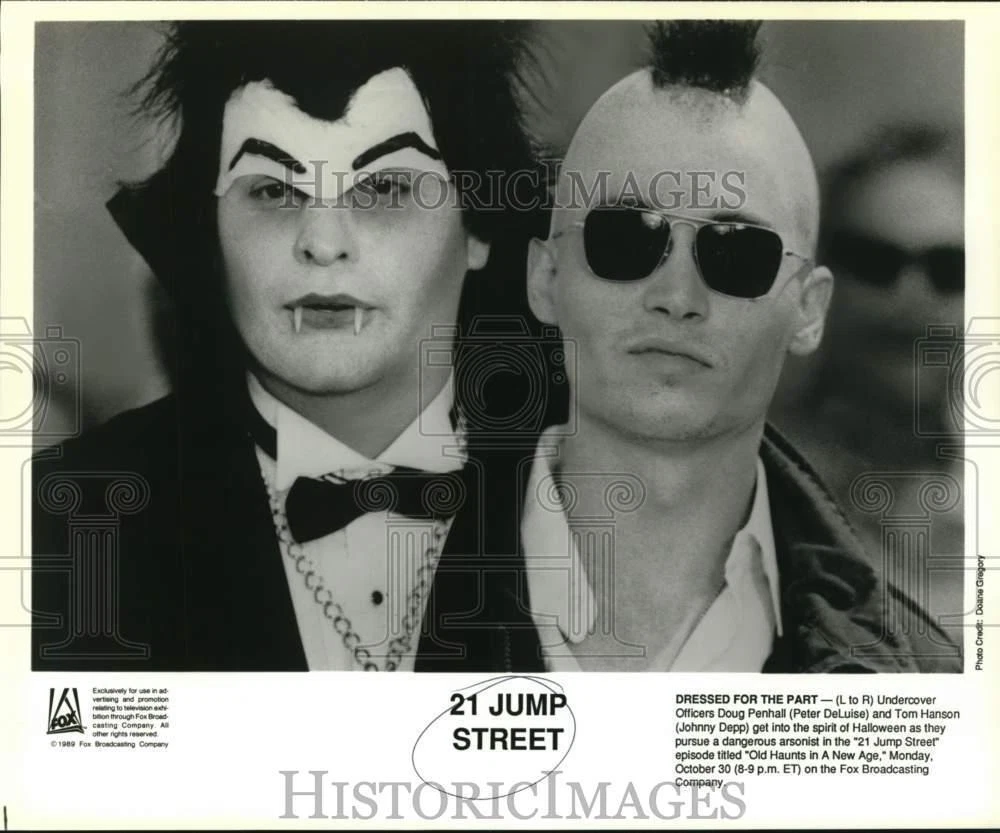 21 Jump Street Johnny Depp And Peter Deluise