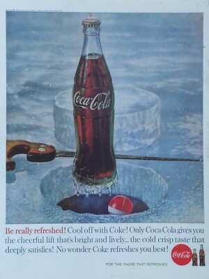 1960's vintage tab Coca-Cola print ad, be really refreshed | eBay