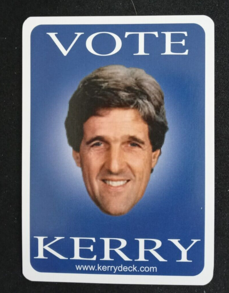 John F. Kerry Presidential Deck Playing Card Dick Cheney Joker (B) | eBay