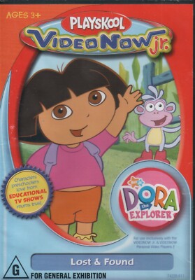 Playskool VideoNow Jr Lost & Found PVD Dora The Explorer New Sealed | eBay