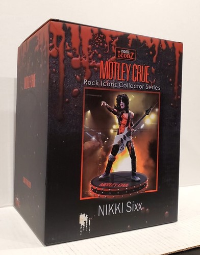 Knucklebonz Rock Iconz - Motley Crue NIKKI SIXX Limited Edition Statue ...