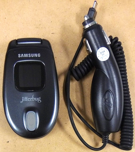 Samsung Jitterbug J SPH-A310 - Gray ( GreatCall ) Rare CDMA Flip Phone ...