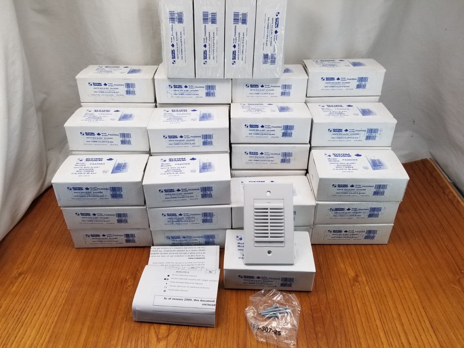 Honeywell System Sensor PA400WA White Mini Alert Sounder for Fire Alarm ...