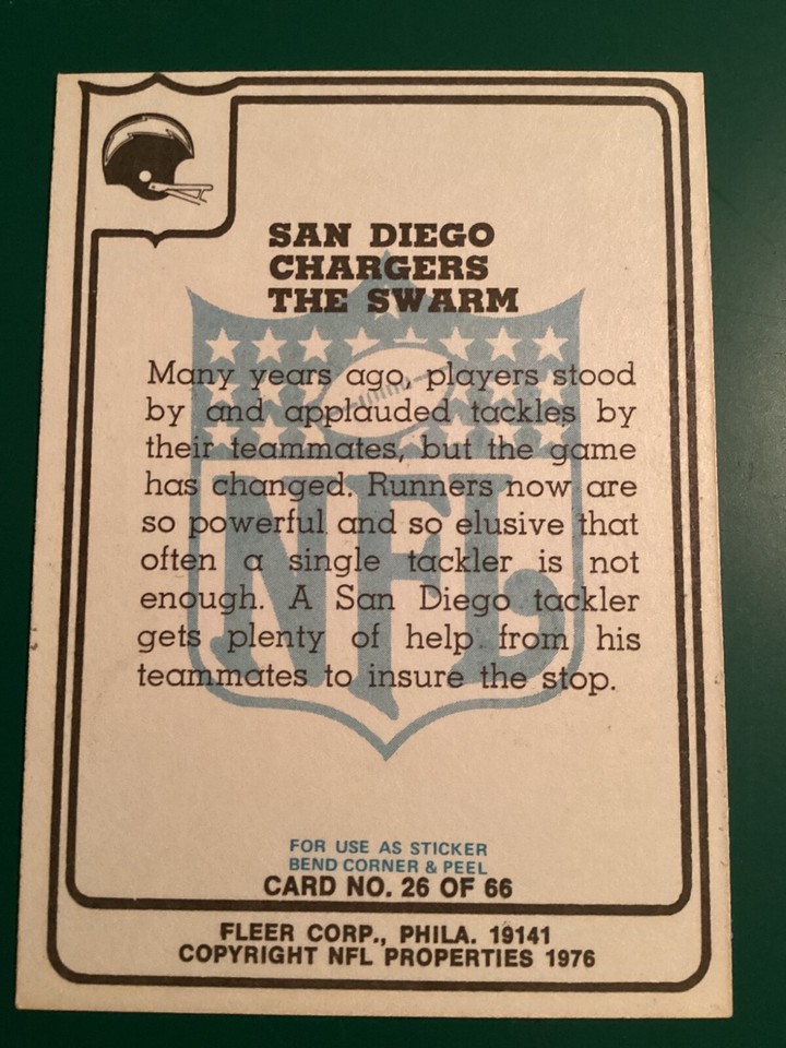 1976 Fleer Football Sticker Singles U Pick All Pictured! Tough Issues ...