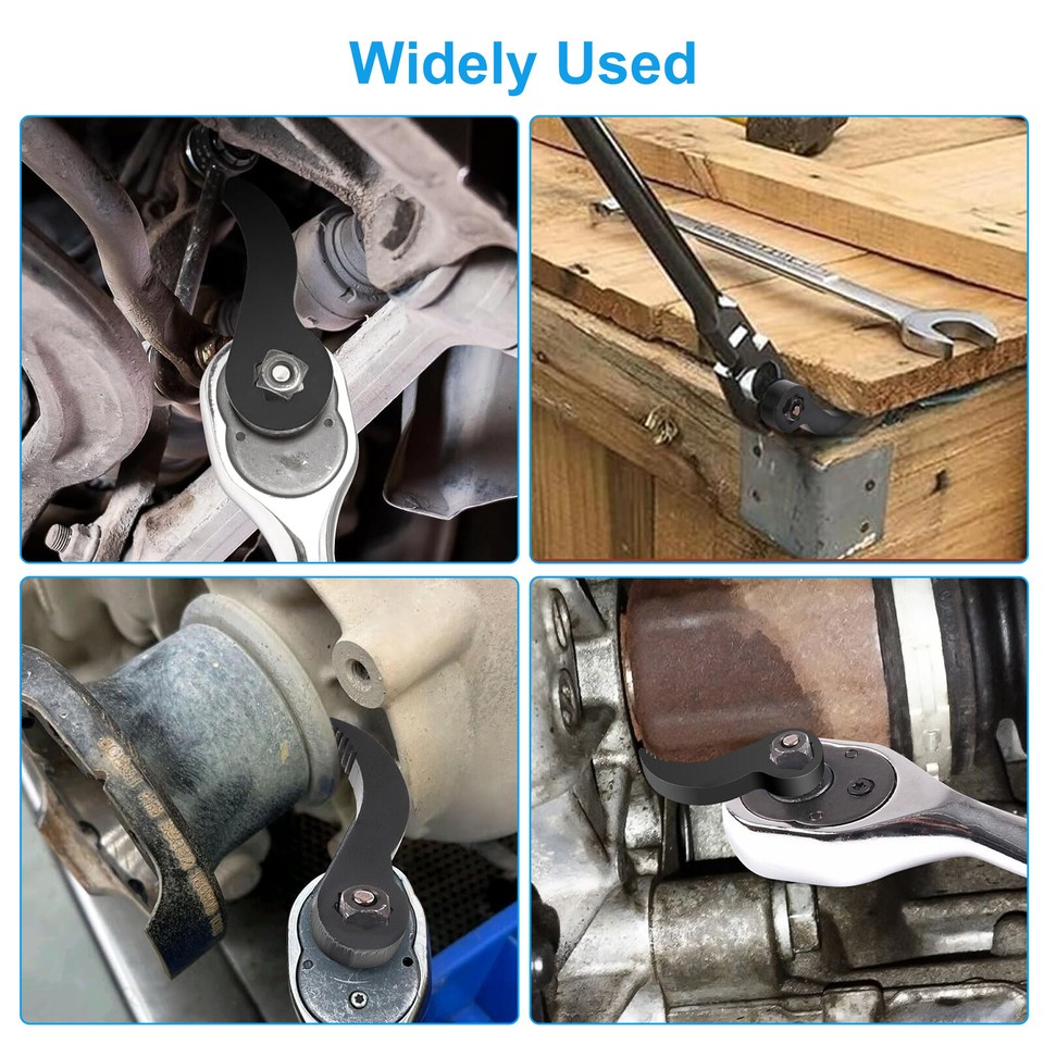 Pry Bar Wrench Adapter Head Crowbar Adapter 1/2" 3/8" Ratchet Car ...