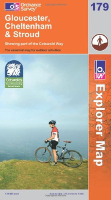 Gloucester, Cheltenham and Stroud (OS Ex... by Ordnance Survey Sheet ...