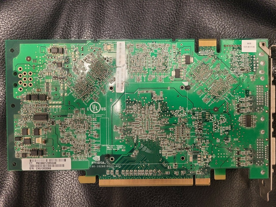 Nvidia Quadro FX 1400 Dual DVI 376006-001 395817-001 900-50260-0300 | eBay