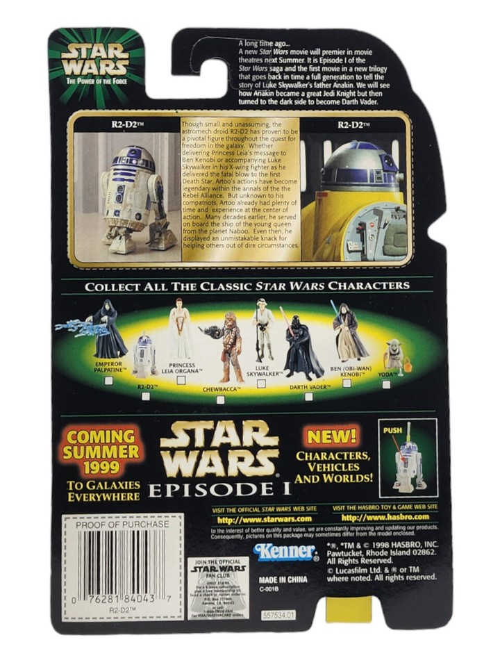 Hasbro Star Wars POTF R2-D2 Action Figure 76281840437 | eBay