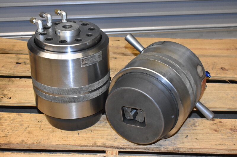 MTS tensile hydraulic wedge grips 641.15B-01 100 kN 22 kips | eBay